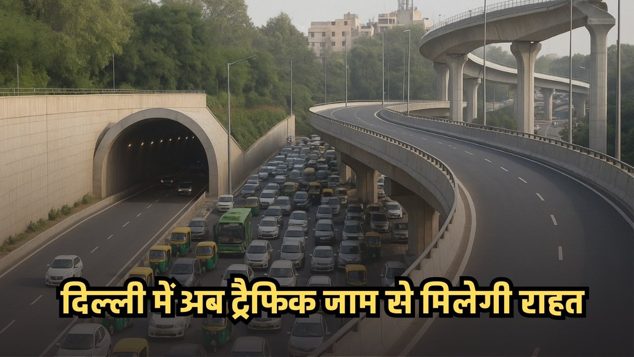 Delhi-NCR: दिल्ली में ट्रैफिक जाम से मिलेगी राहत, नए टनल और एलिवेटेड