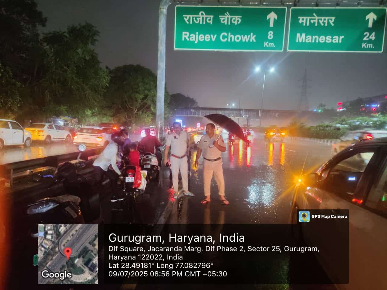 Gurugram Rain : पहली बारिश ने दिखाए तेवर, गुरुग्राम में सबकुछ तैरने लगा, तस्वीरों में देखें हालात